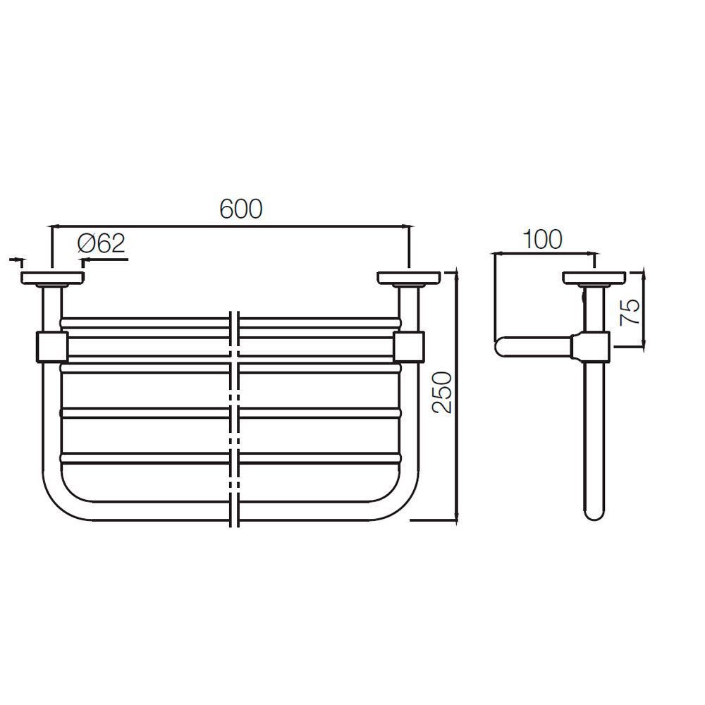 Faucets | Bath Accessories | Hotelier | AHS-1581 Towel Rack in Saudi ...
