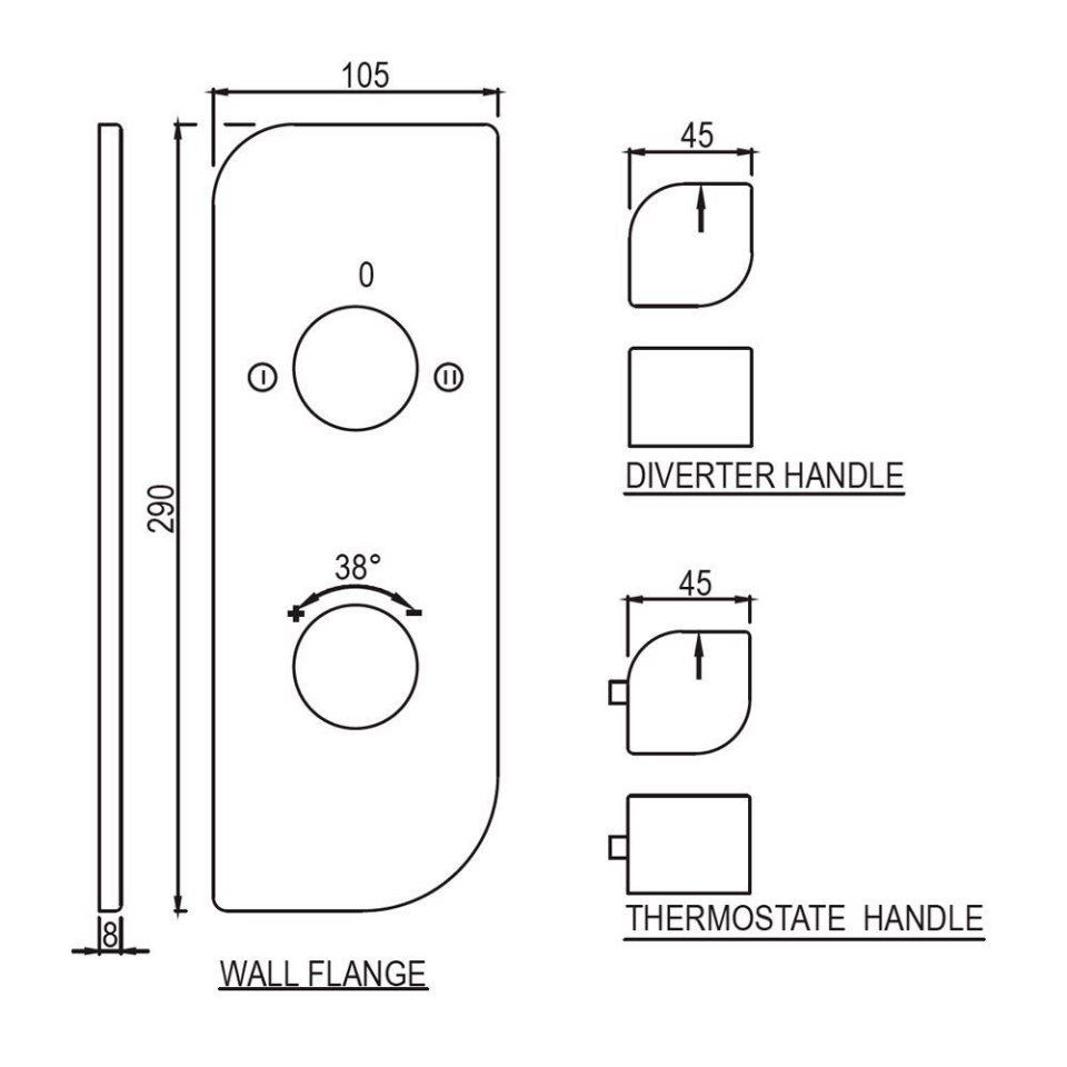 Alive Aquamax Exposed Part Kit of Thermostatic Shower Mixer in Saudi ...
